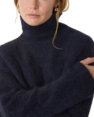 Whistles Alpaca Blend Funnel Knit Sweater