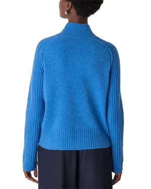 Whistles Wool Funnel Neck Knit Sweater