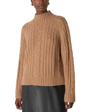 Whistles Cable Wool-blend Knit Sweater