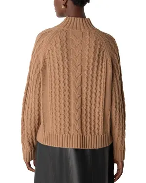 Whistles Cable Wool-blend Knit Sweater