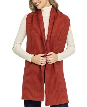 Gorski Select Cashmere Knit Scarf Red