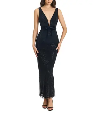 Miss Circle Bow Evening Dresses