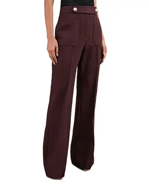 Women's Purple Flare Pants