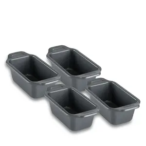 ALL-CLAD All Clad Pro Release Nonstick Bakeware Loaf Pan Set, 4 Piece - Gray