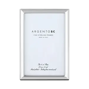 ARGENTO SC Sterling Silver Picture Frame, 4 X 6 - No Color