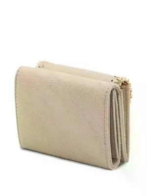 Stella McCartney Falabella Chain Trifold Wallet - Neutrals