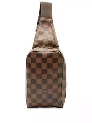 LOUIS VUITTON 2003 Damier Ebene Geronimos Crossbody Bag
