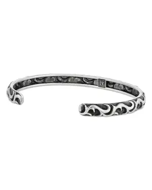 John Varvatos Sterling Gothic Cuff Bracelet