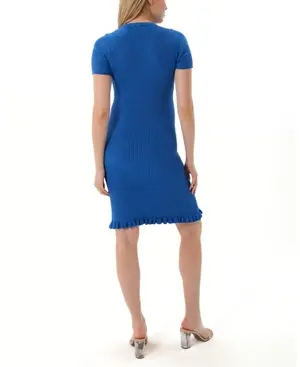 MARION Knit Maternity Sweater Dress With Hem Detail