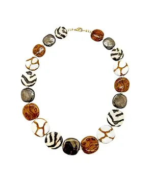 KAZURI Safari Collection Necklace - Safari Sunrise