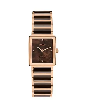 RADO Integral Watch 23mm X 33mm - Brown/brown