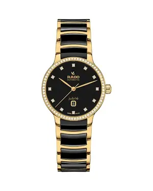RADO Centrix Superjubile Watch 30mm - Black/black