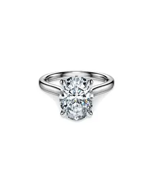 SWAROVSKI Eternity Certified Lab Grown Diamond Oval Engagement Ring - White Gold