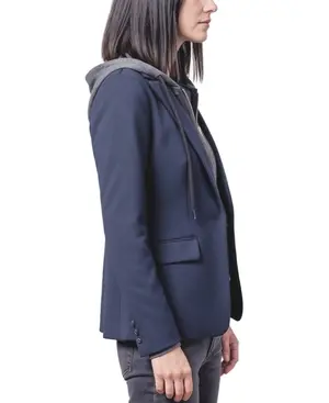 Central Park West Ryder Dickie Blazer - Grey-navy