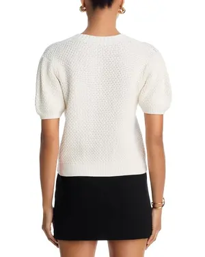 French Connection Remy V-neck Top - Summer White
