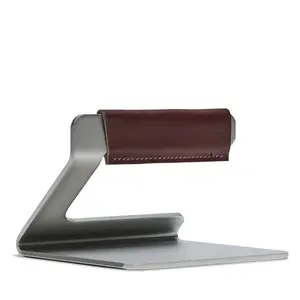MADE IN Leather Handle Sleeve Grill Press - Stainless
