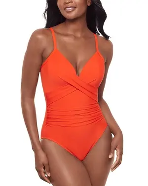 Miraclesuit Rock Solid Captivate One-piece Swimsuit - Arancio