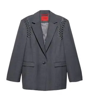 Max & Co. Oversized Embellished Blazer