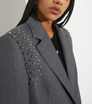 Max & Co. Oversized Embellished Blazer