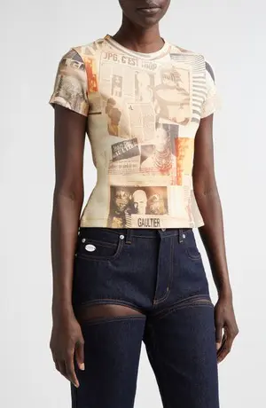 Jean Paul Gaultier Straight Hem T-shirts For Women