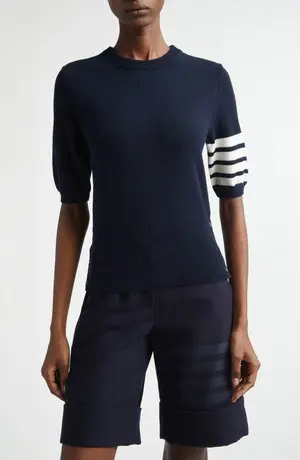 Thom Browne Short Sleeve Sweaters For Women