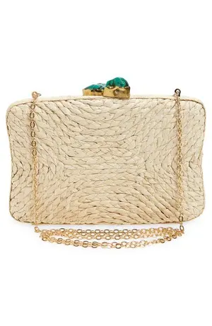 Pamela Munson The Lulu Raffia Clutch