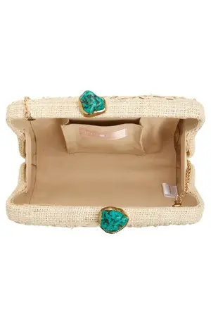 Pamela Munson The Lulu Raffia Clutch