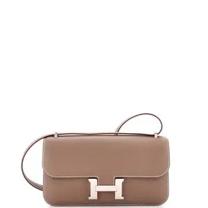 Hermès Constance Elan Nm Bag Epsom 25 - Grey