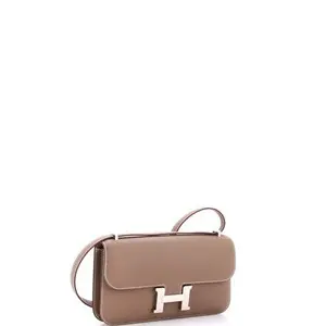 Hermès Constance Elan Nm Bag Epsom 25 - Grey