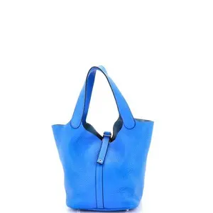 Hermès Picotin Lock MM Blue