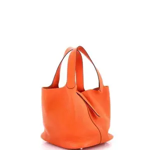 Hermès Picotin Lock Bag Clemence Mm - Feu
