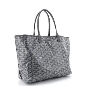 Goyard Saint Louis Pm Tote Coated Canvas - Gray