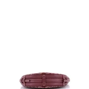 Goyard Hirondelle Shoulder Bag Coated Canvas And Leather - Red