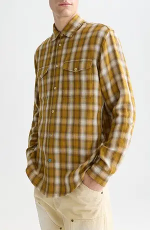 Scotch & Soda Plaid Double Cloth Shirt