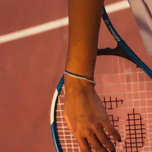 SPERO LONDON Sterling Square Tennis Bracelet