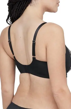 SKARLETT BLUE Entice Underwire Full Coverage Bra - Black/nylon