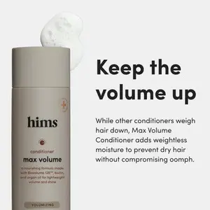 HIMS & HERS Max Volume Conditioner Moisturizing, Shine-enhancing