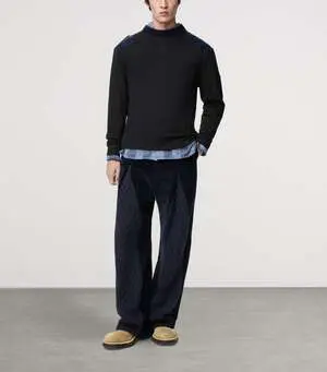 Loewe Cotton-blend Patchwork Sweater
