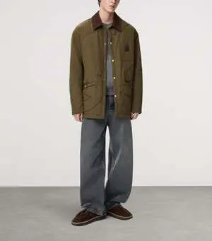 Loewe Quilted Overshirt - Green
