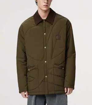 Loewe Quilted Overshirt - Green
