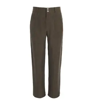 COLE BUXTON Twill Straight Trousers