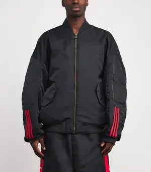 WILLY CHAVARRIA X Adidas Originals Satin Bomber Jacket