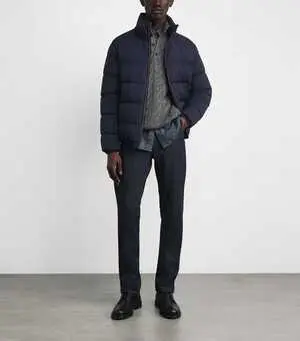 Ralph Lauren Purple Label Quilted Harmon Down Jacket