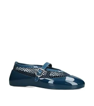 Alaïa Rubber Ballet Flats - Blue
