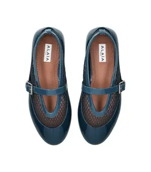 Alaïa Rubber Ballet Flats - Blue