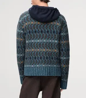 Loewe Wool-blend Geometric Sweater