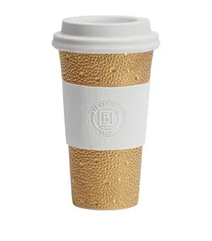 Bernardaud Ecume Nomad Travel Mug - Gold