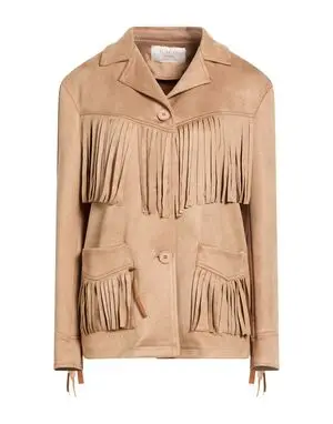 KAOS JEANS Safari Jacket With Fringe Detail - Beige