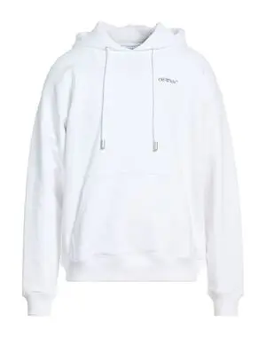 OFF-WHITE™ Cotton-blend French Terry Sweatshirt - White