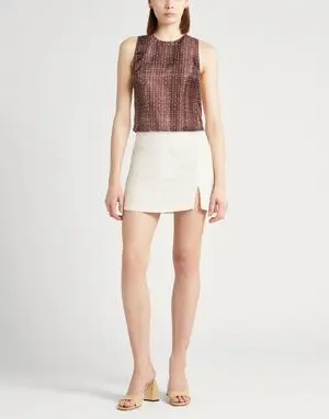 ALYSI Sleeveless Satin Top